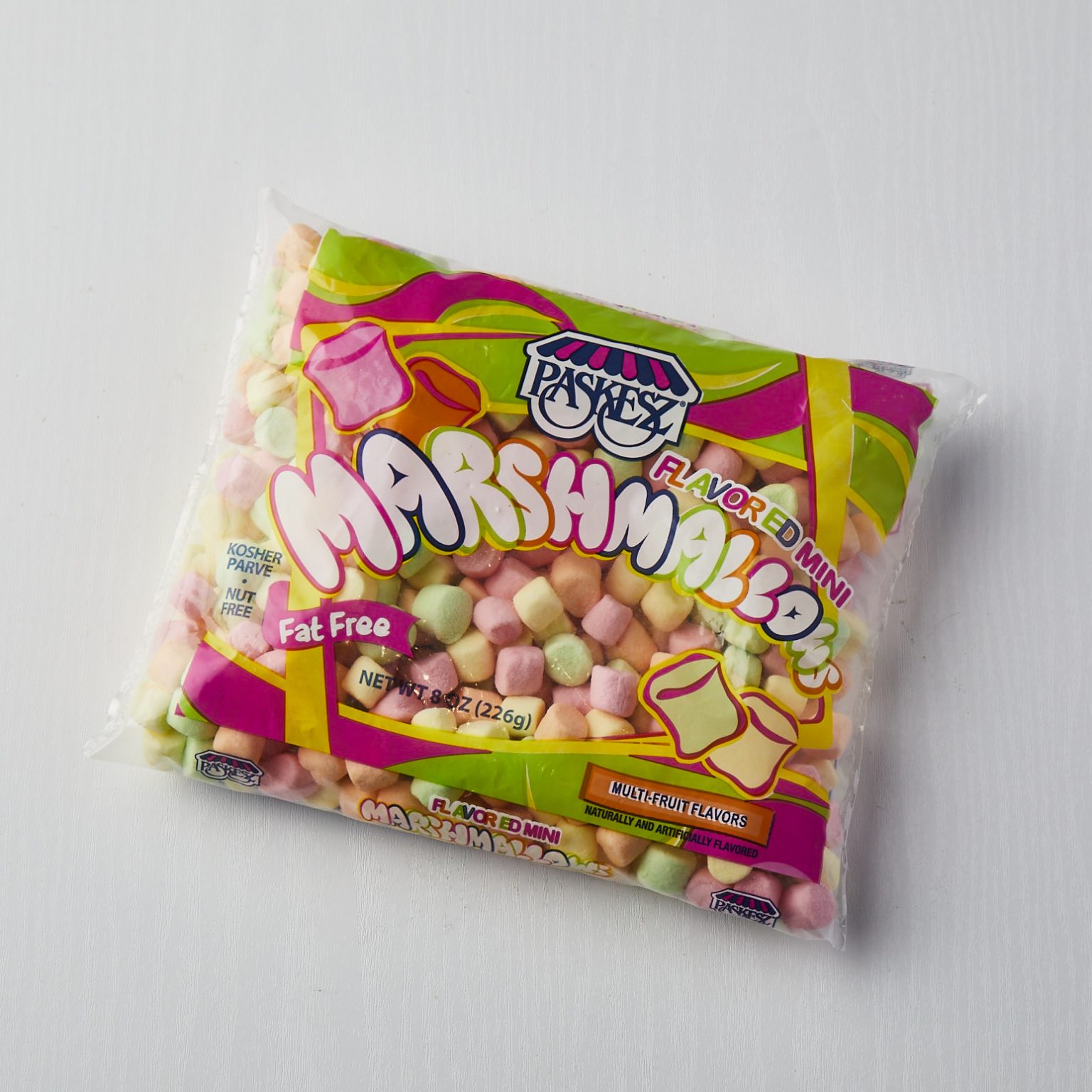 Marshmallows - Paskesz Mini Marshmallows Multi-Fruit - Yummies Deli